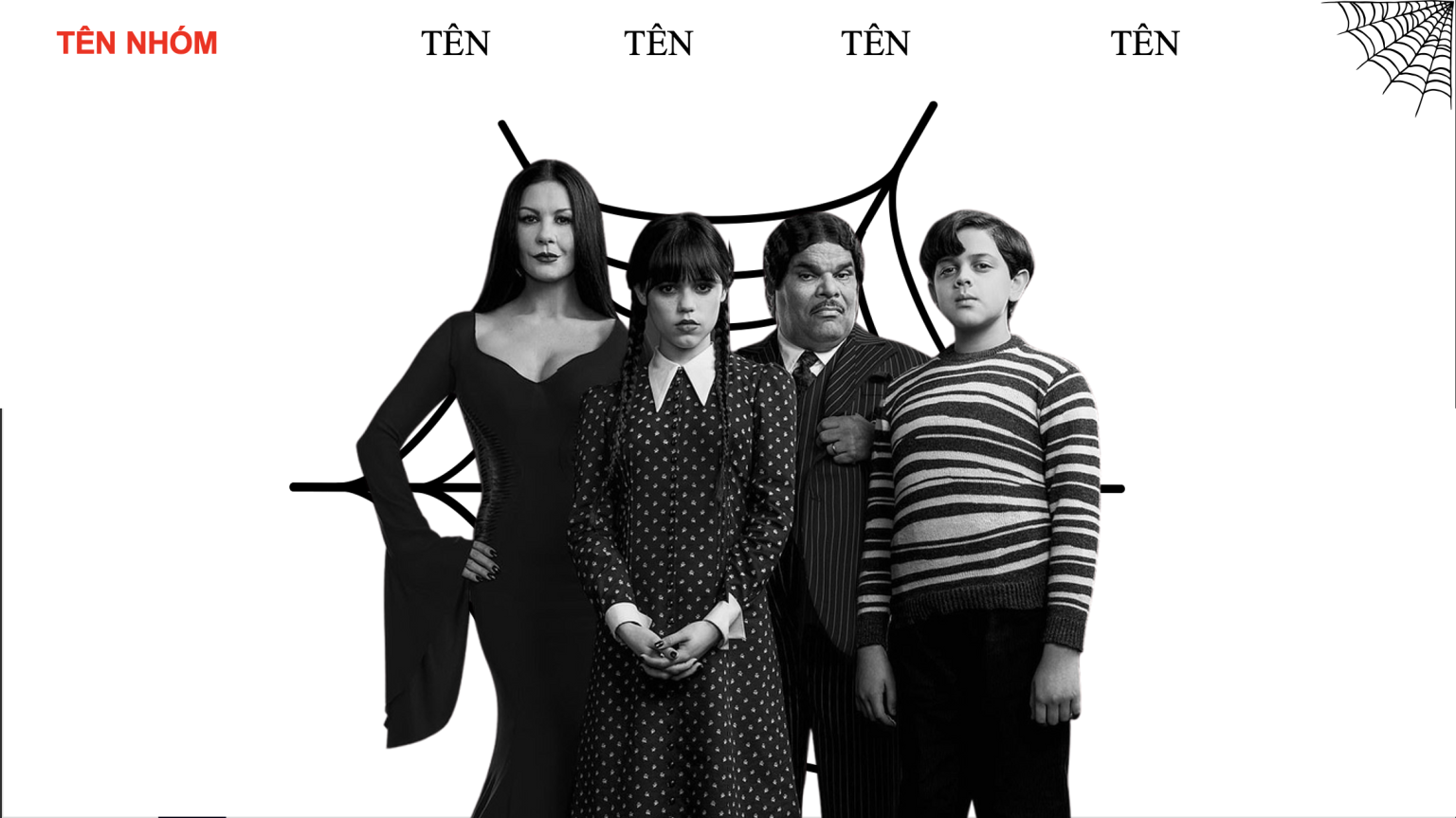 WEDNESDAY - Bộ phim được yêu thích trên Netflix - SlideWithPPT